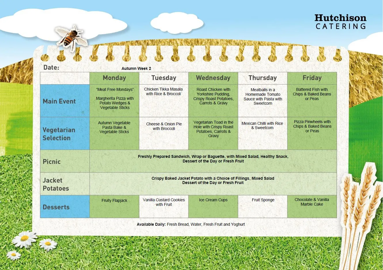 Whitkirk Primary School - Red Kite Learning Trust - School Meals